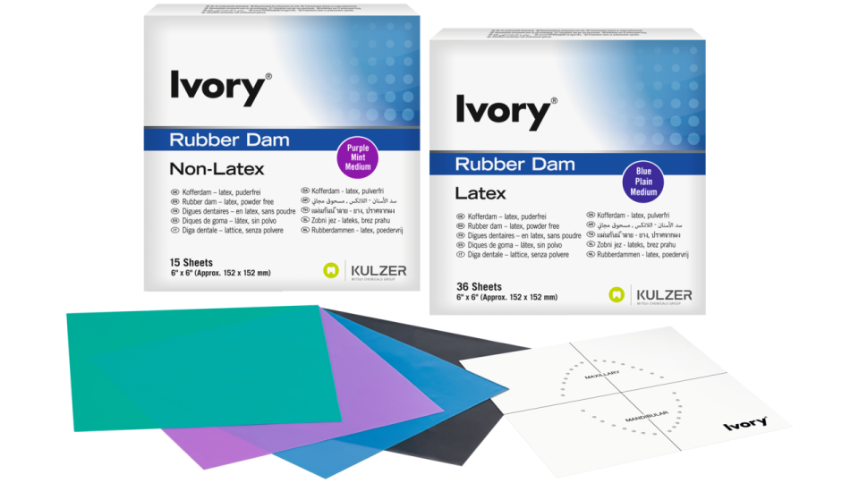 Ivory® Rubber Dams & Clamps